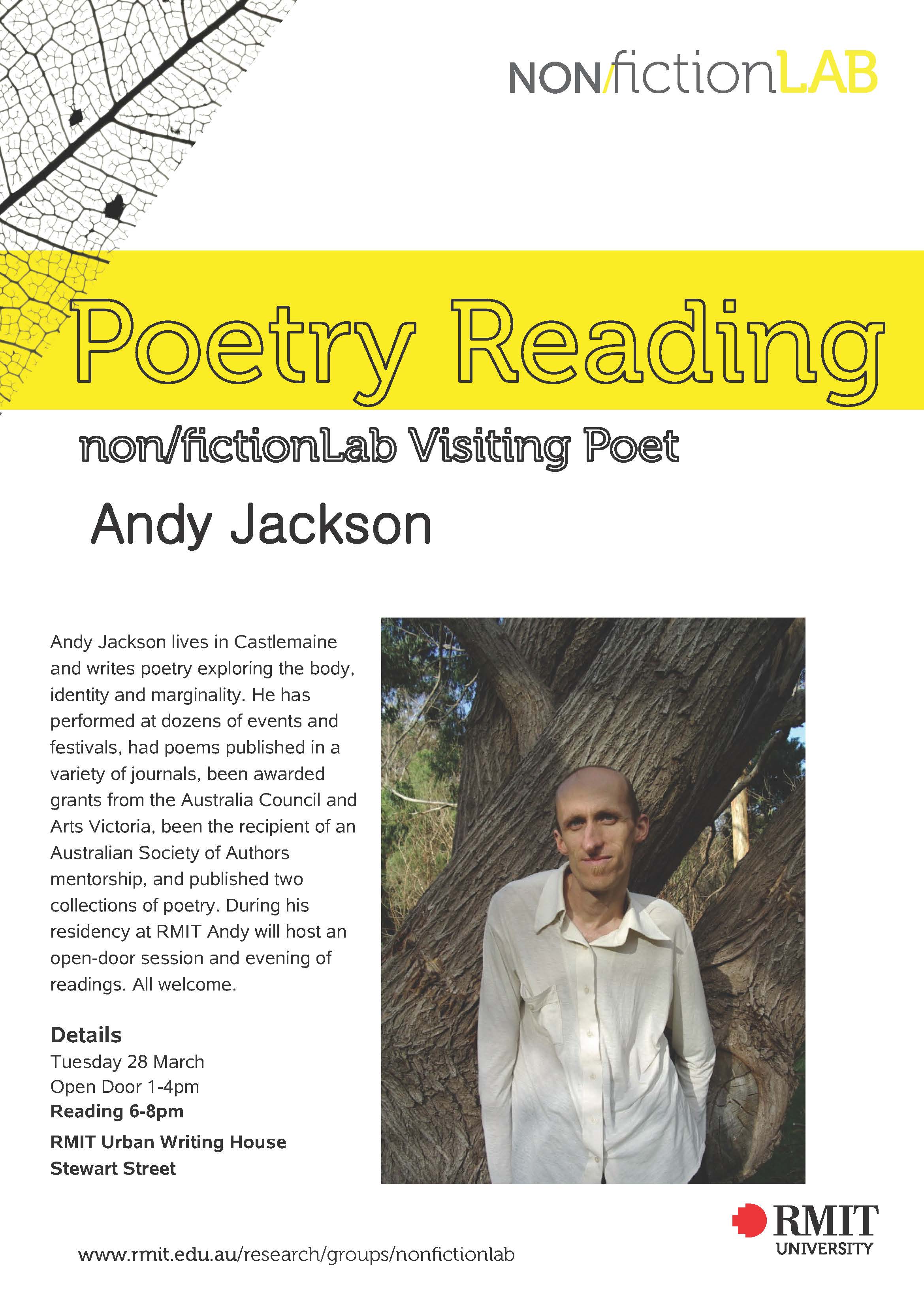 Open poet – Andy Jackson